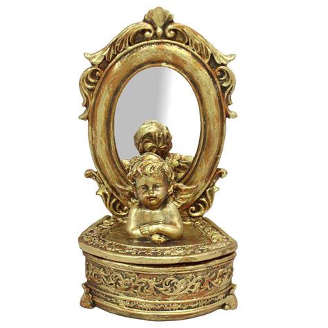 Polyester Jewelry Box With Mirror Design Model Raha Shopipersia