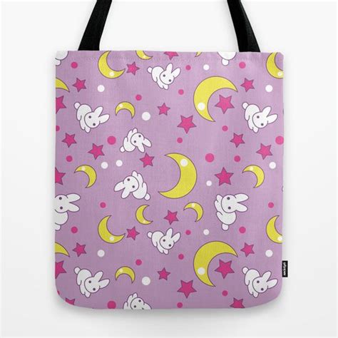 Sailor Moon Pattern Tote Bag By Trigun29 Sailor Moon Moon Pattern