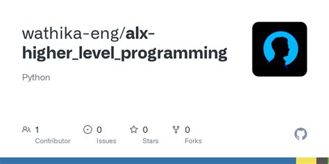 github wathika eng alx higher level programming python