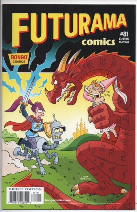 Futurama 81 Nm Bongo Fry Bender Leela Prof Farnsworth More In