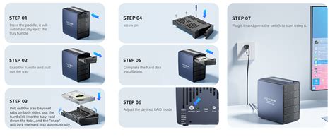 Acasis 2535 Inch Sata Disk Array Box Usb30 Sata Disk Array Box