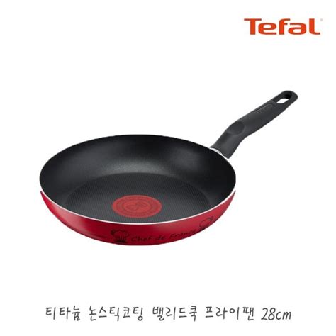 테팔 밸리드쿡 열센서 티타늄코팅 프라이팬 28cm 후라이팬 코팅팬 스텐팬 논스틱 Ssgcom