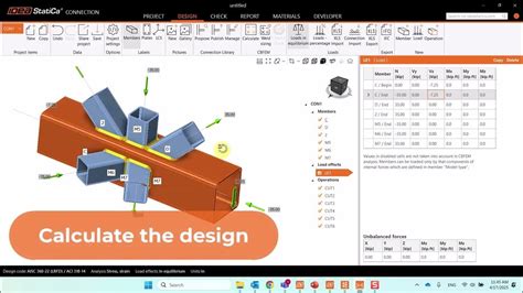 Multiplanar Truss Hss Connection In Idea Statica Youtube
