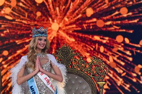 Miss Monde 2024 la Tchèque Krystyna Pyszková couronnée la Française