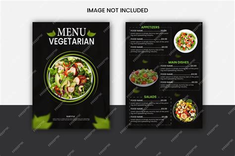 Premium Vector Vector Delicious Food Restaurant Menu Design Template