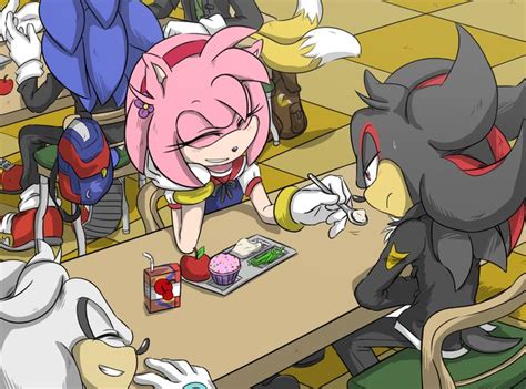 Школьные дни по Aimyneko на Deviantart Sonic The Hedgehog Sonic