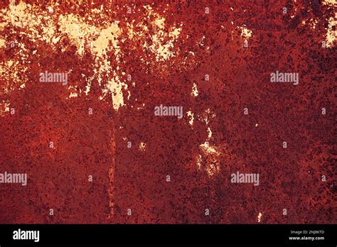 Empty Rusty Corrosion And Oxidized Background Grunge Rusted Metal Texture Worn Metallic Iron