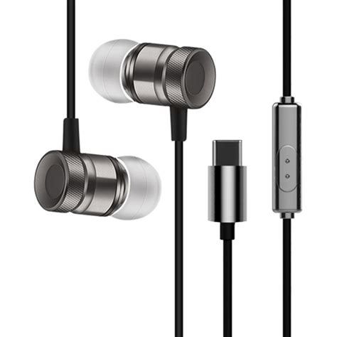 Stereo Kopfhörer Für Usb Leeco Typ c Kopfhörer mit Mic Typ C Kopfhörer für Xiaomi Huawei