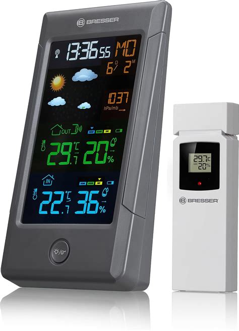 Bresser Station météo sans fil avec capteur extérieur ClimateTemp NBF