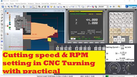 Cnc Lathe Program Cutting Speed Rpm Calculation In Cnc Programming