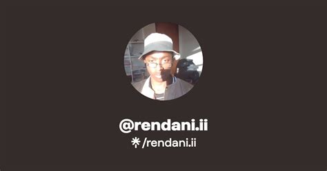 Rendani Ii Instagram Tiktok Linktree