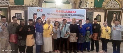 Tokoh Kesultanan Melayu Sumatera Utara Dukung Prabowo Gibran