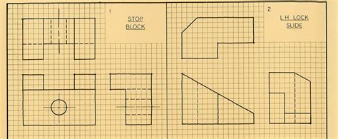 Solved Complete The Following Missing Views For Each Ortho Drawing