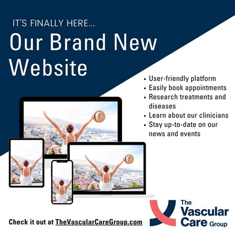 The Vascular Care Group On Linkedin After A Long Wait Our New Website