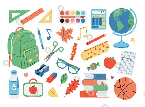 Набор школьных принадлежностей Рюкзак глобус книги тетрадь