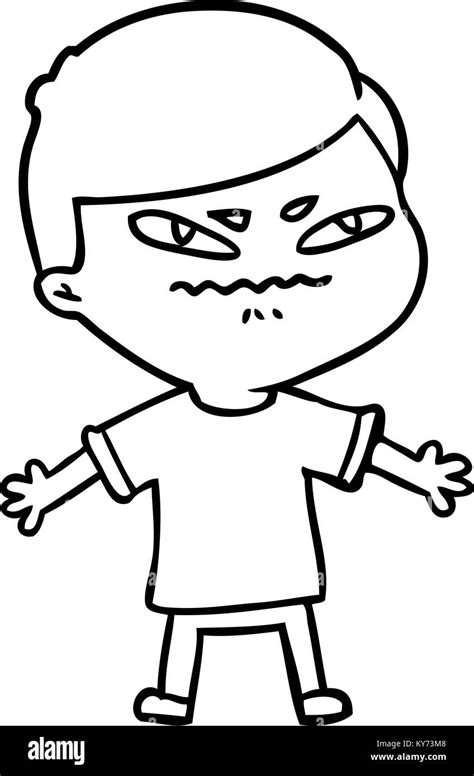 Cartoon Exasperated Man Stock Vector Image And Art Alamy