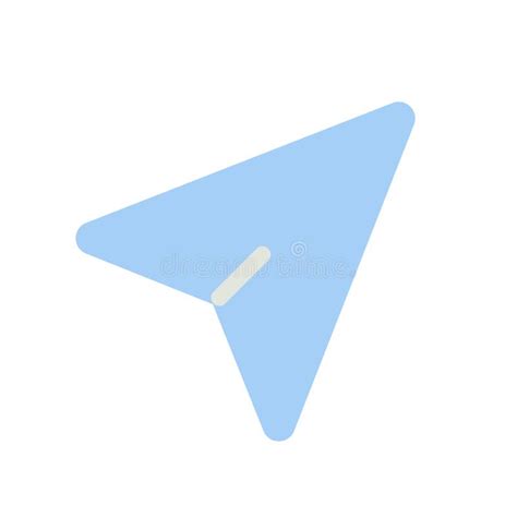 cursor arrow pointer flat color ui icon stock vector illustration of