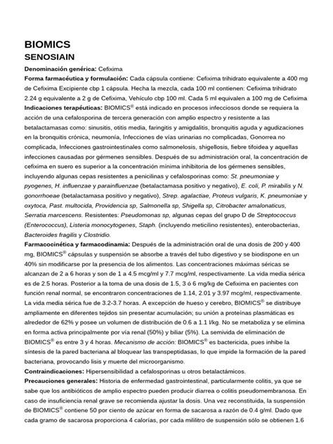 Biomics Pr Vademecum Pdf Especialidades Medicas Medicina Clinica