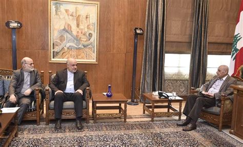 بري عرض الأوضاع العامة مع السفير الإيراني واستقبل رئيس المحاكم الشرعية