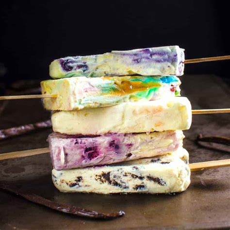 Easy Creamy Vanilla Popsicles 5 Awesome Flavors The Flavor Bender