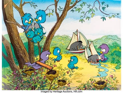 Disney Educational Film Eeyore Production Cel Progression Setup Walt Disney C 1980s By Walt