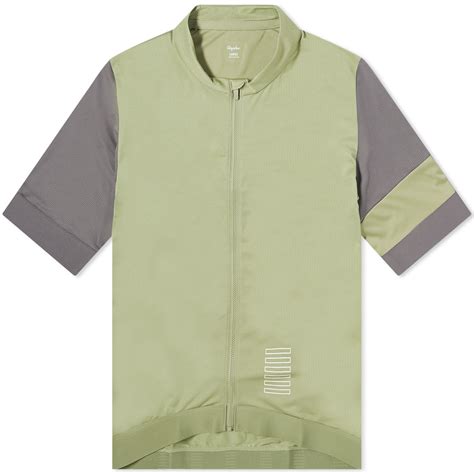 Rapha Pro Team Training Jersey Green And Mushroom End