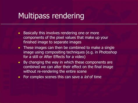 Ppt Advanced Lighting And Rendering Powerpoint Presentation Free Download Id6633232