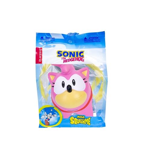Sonic The Hedgehog Amy Mega Squishme Squishy Visiontoys