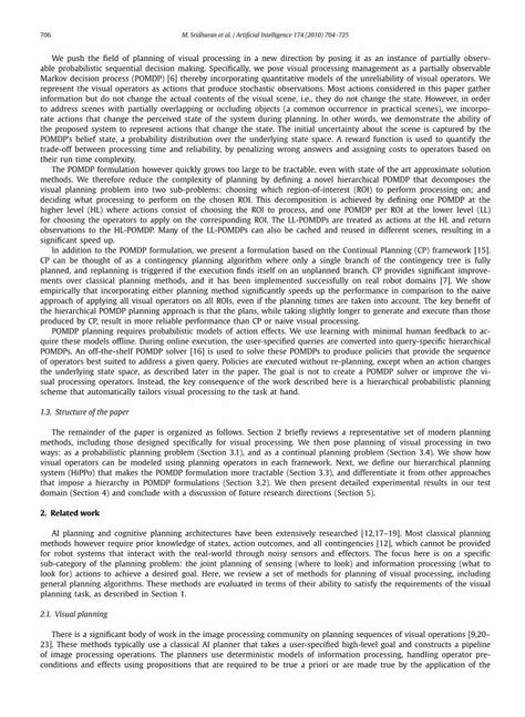 Pdf Planning To See A Hierarchical Approach To Planning Visual Actions On A Robot Using