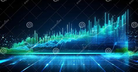 Dynamic Graph With Fluctuating Data Points In Vibrant Colors Stock Illustration Illustration