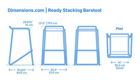 Stools Dimensions And Drawings