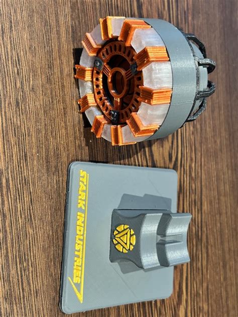 Iron Man Arc Reactor Led Battery By Stefan T Download Free Stl