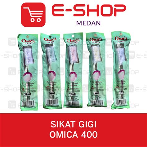 Jual Sikat Gigi Omica 400 Helm Panjang Dan Lebar Per Pcs Shopee
