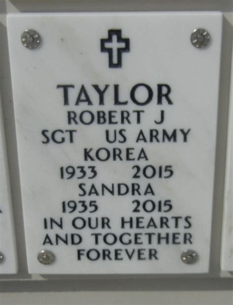 Robert James Taylor 1933 2015 Find A Grave Memorial