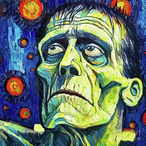 Frankenstein Digital Art By Tina Lecour Fine Art America