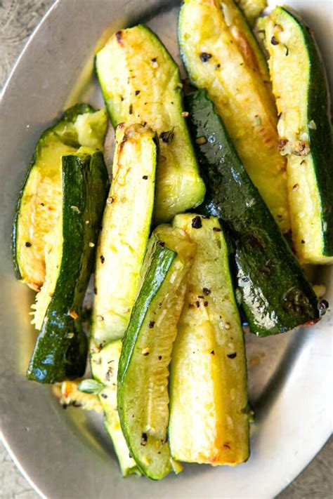 Roasted Zucchini {oven Baked}