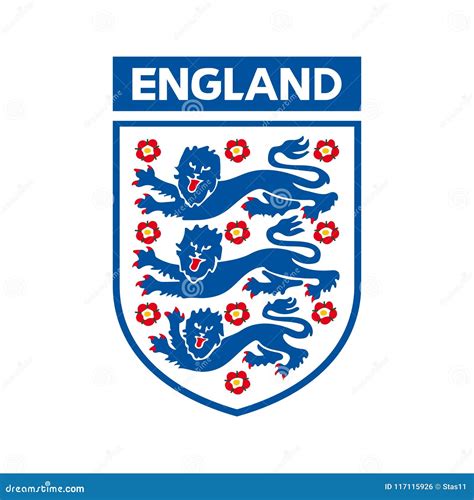 Logo Of The England National Football Team Editorial Photo Illustration Of England Club