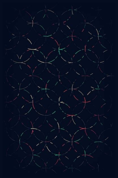 premium vector abstract colorful stripped circle lines pattern art