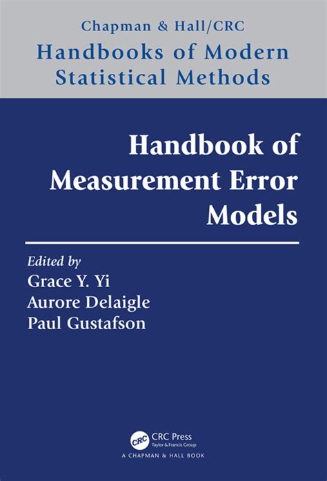 Handbook Of Measurement Error Models 1st Edition Premiumjs Store