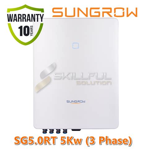 Sungrow Sg5 0rt 5kw 3 Phase อินเวอร์เตอร์ On Grid Winet Included ประกัน 10ปี บริษัท สคิล