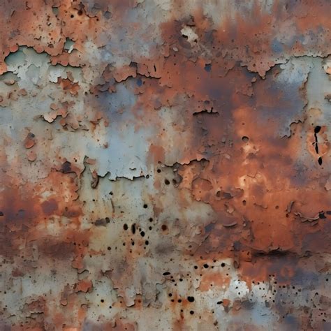 Premium Ai Image Rust Texture