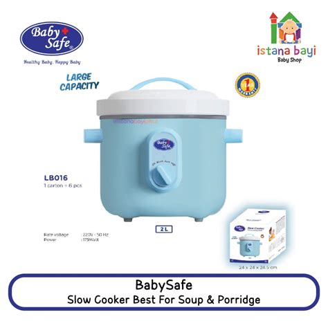 Jual Baby Safe Slow Cooker L LB Slow Cooker Shopee Indonesia