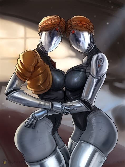 Rule 34 2girls Android Arm Grab Atomic Heart Big Ass Big Breasts