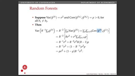 Lecture 21 Random Forests Youtube