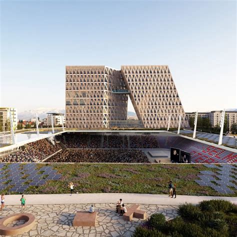 Foster Partners Unveils 100 000 Seat Stadium For Manchester United