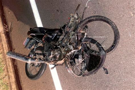 Tv Kz Motociclista Morre Em Colisão Com Caminhonete Na Br 262