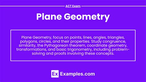 Plane Geometry Notes And Practice Questions Act Exam