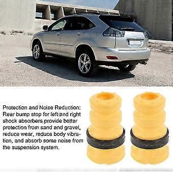 Rear Bump Stop Jounce Bumper 48341 48050 Rubber Noise Reduction For