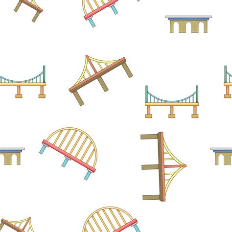 Bridge Transition Pattern Cartoon Style 8903933 Vector Art At Vecteezy