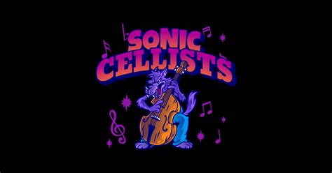 Sonic Cellists Cello Cello Sticker Teepublic